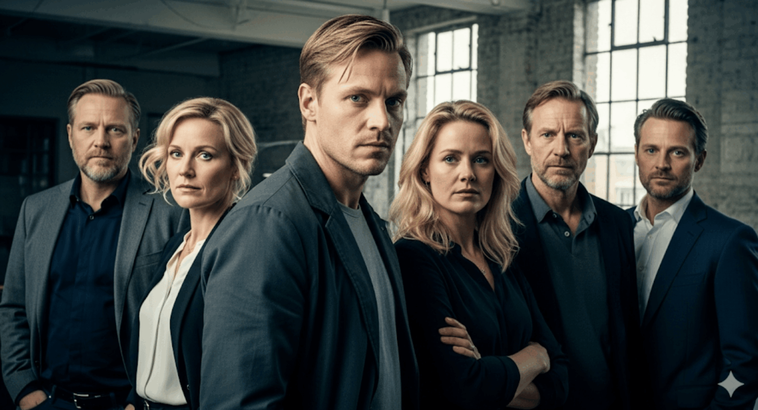 Rollistan i Johan Falk: Skådespelare och karaktärer